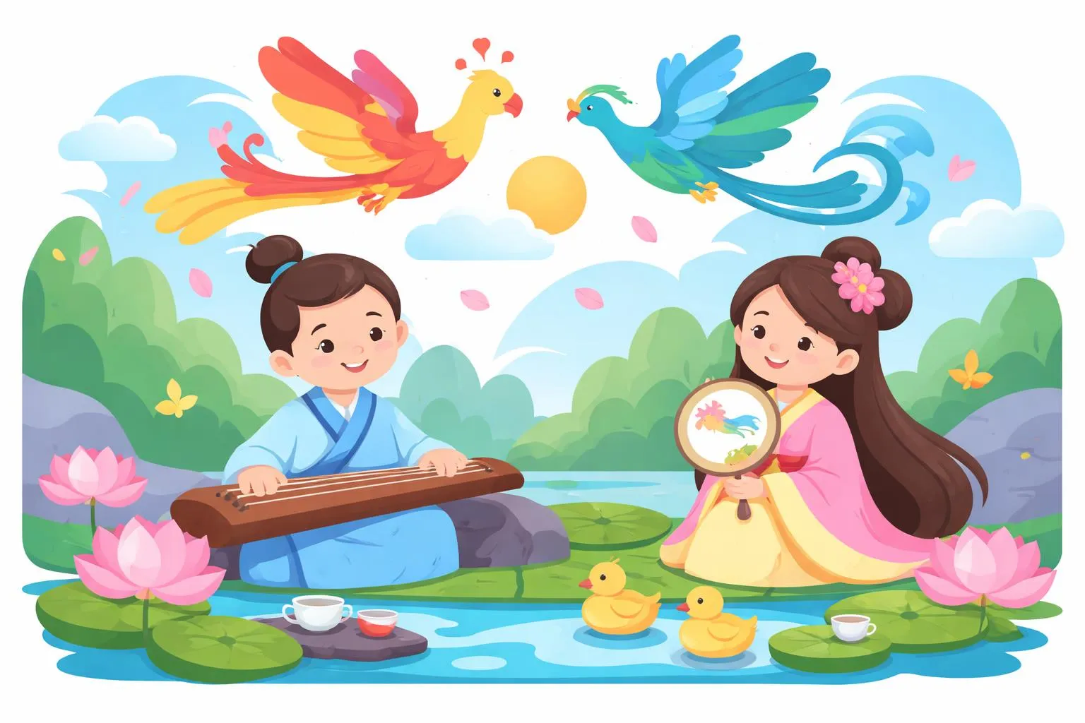凤求凰 - 司马相如 - Giggle Chinese Poetry - Giggle Academy 儿童歌曲