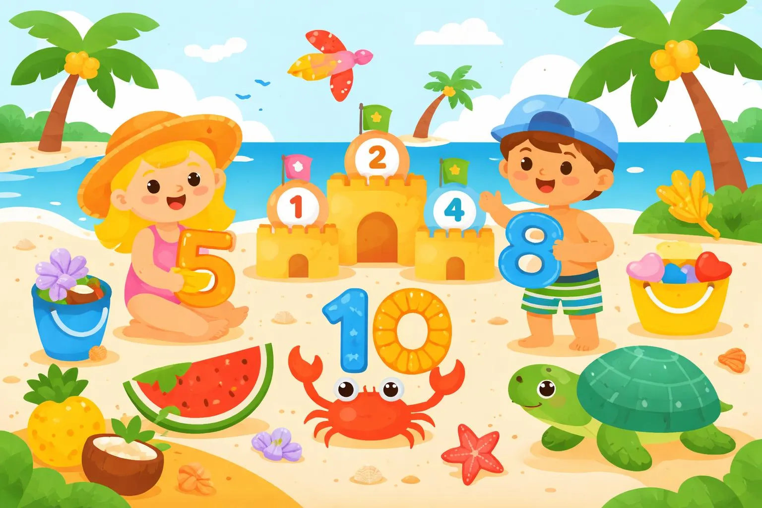 How Do Summer Themed Math Worksheets Make Learning Numbers Feel Like a ...