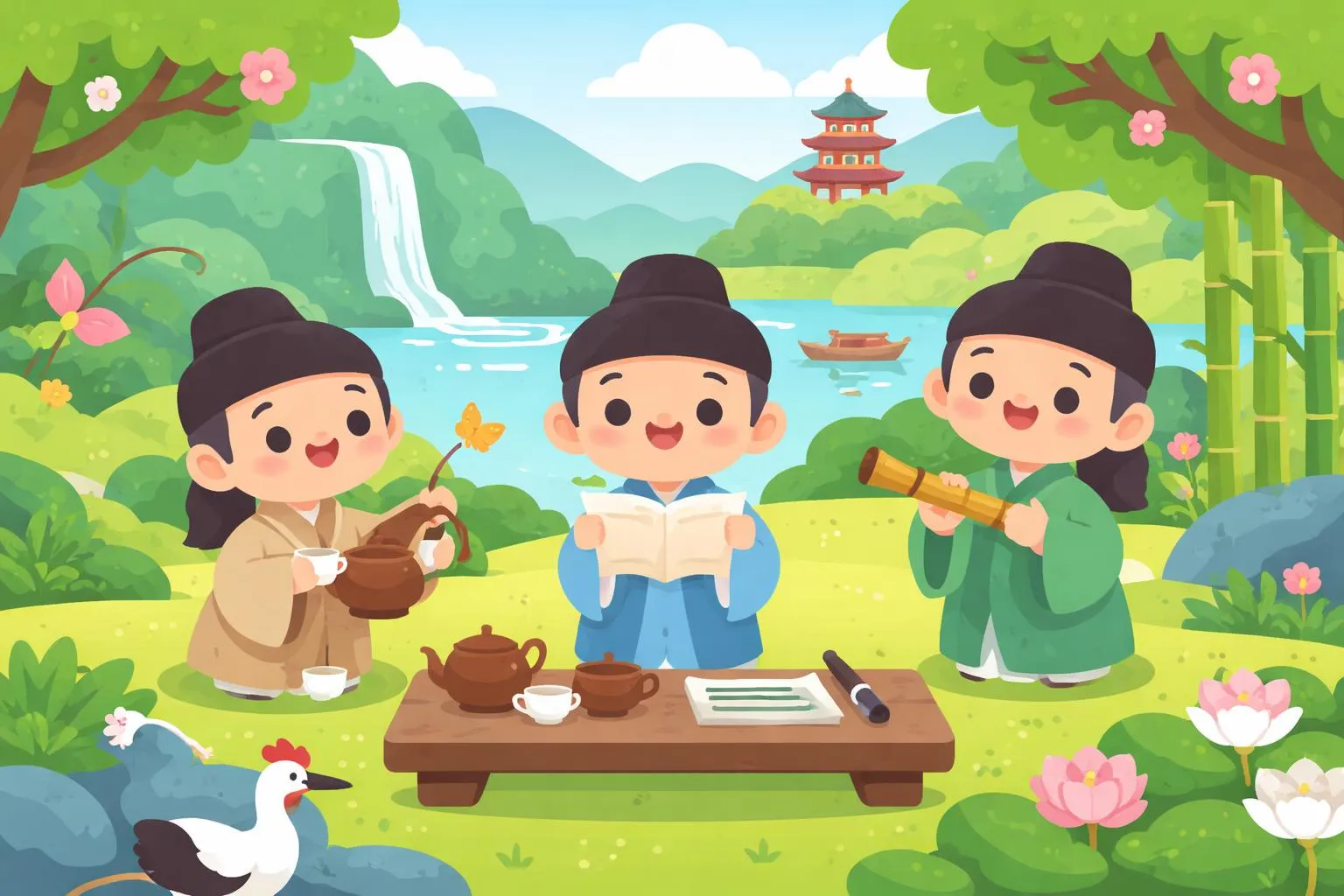 Liu Yuxi - Giggle Chinesische Poesie - Giggle Academy Free Kids Songs ...