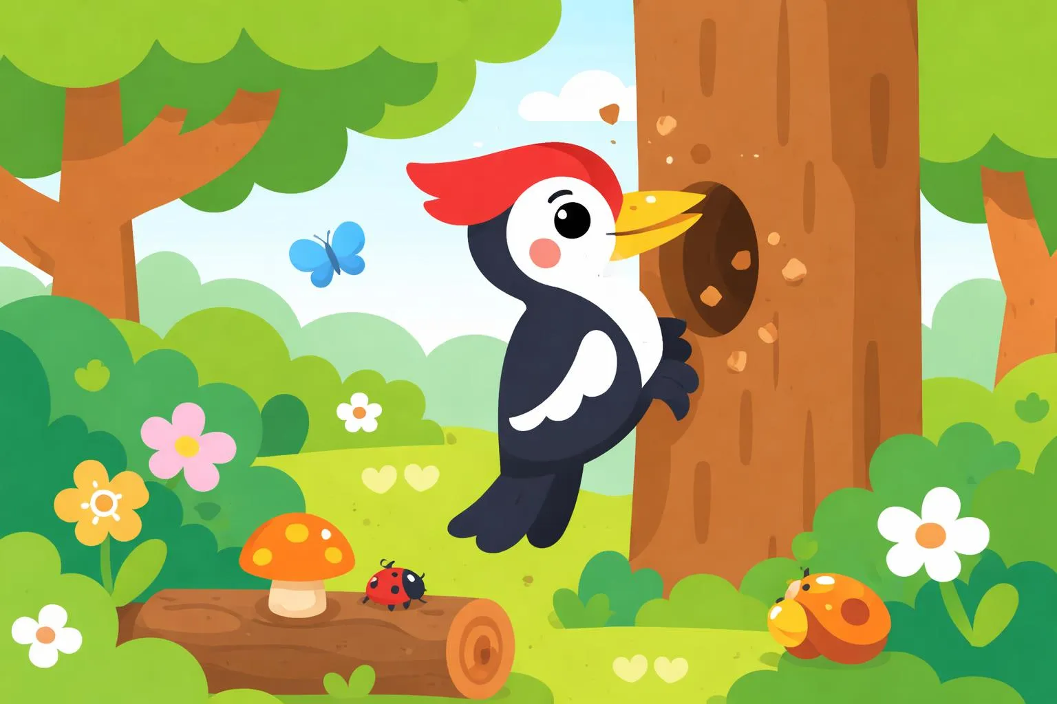 The Woodpecker Keeps Returning By Jane Hirshfield - Giggle Poems ...