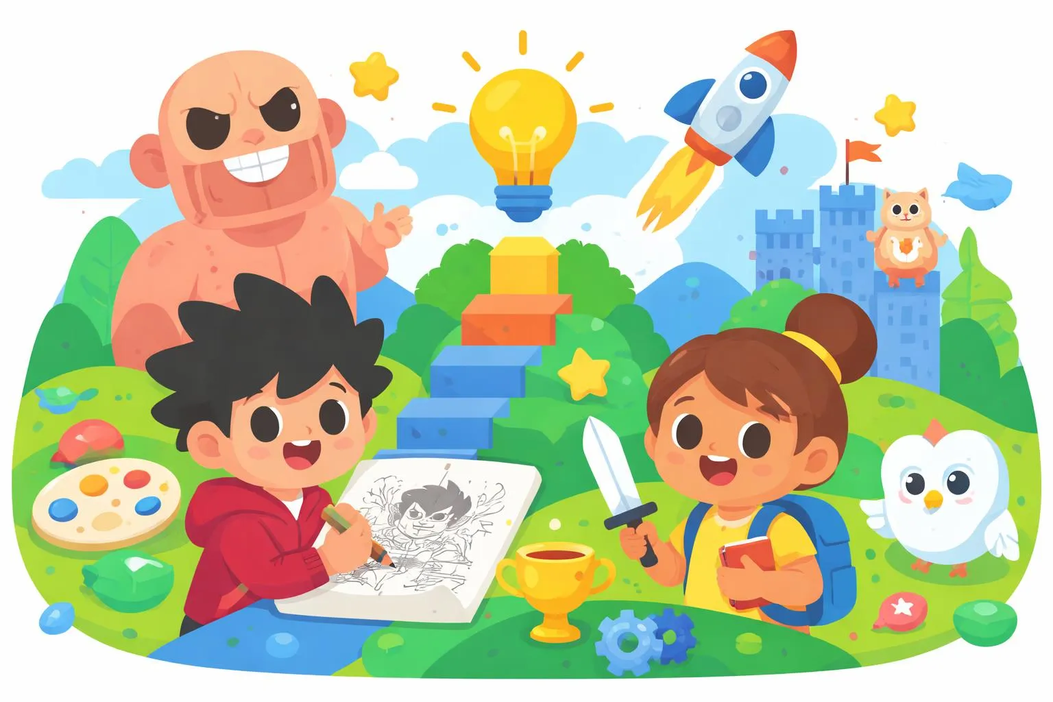 谏山创教会年轻梦想者的创造力与成功的重要课程 - Giggle Academy Blog