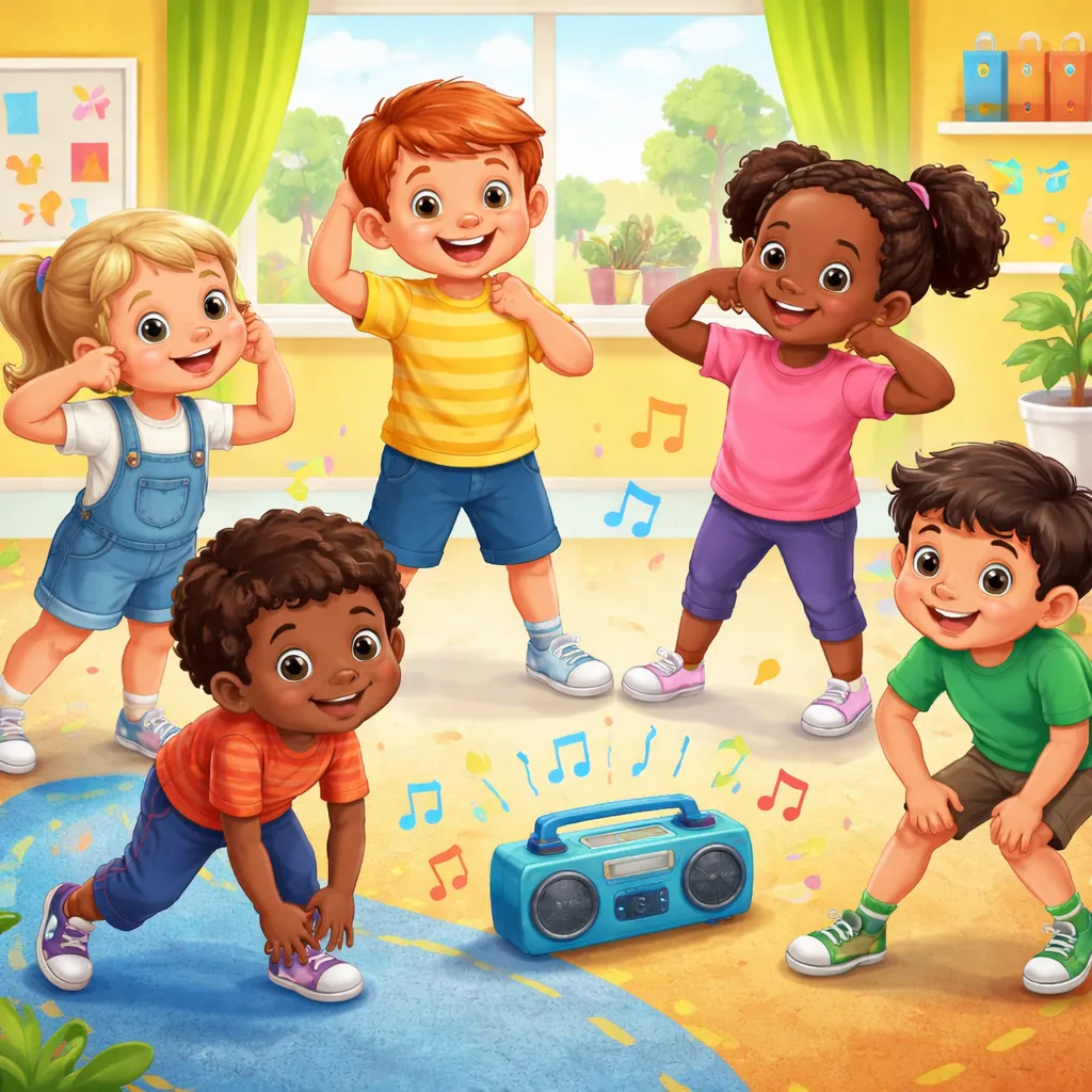 Which Parts of the Body Song Lyrics and Actions Get Kids Moving and ...