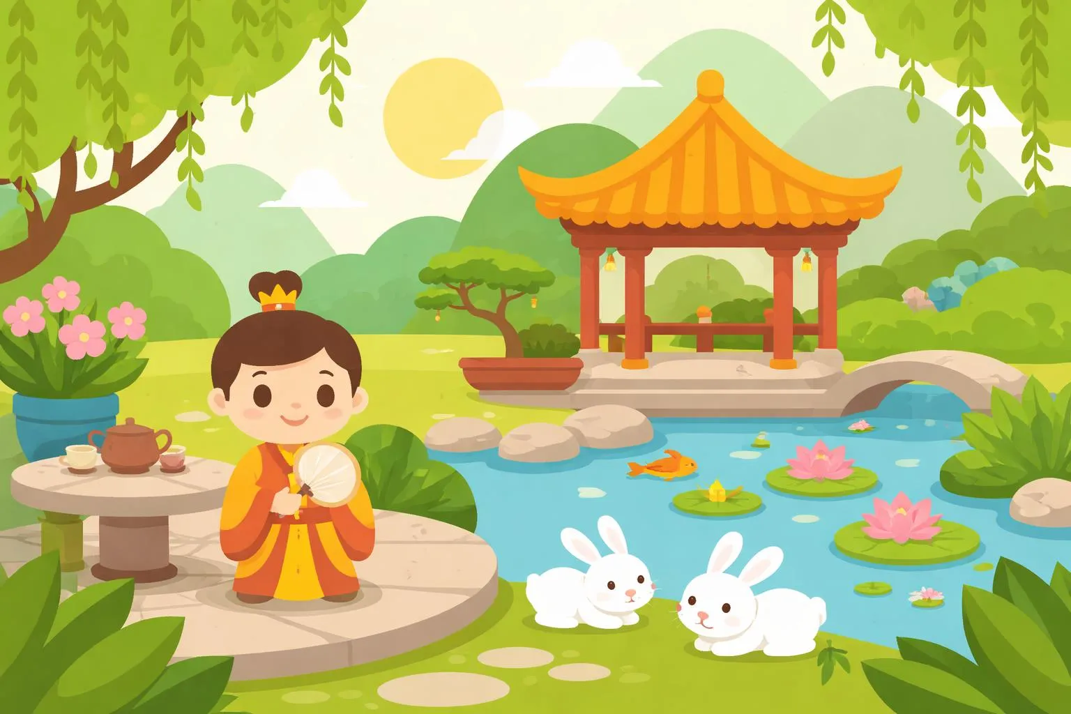 谢新恩·庭空客散人归后 - 李煜 - Giggle Chinesische Poesie - Giggle Academy Free Kids ...