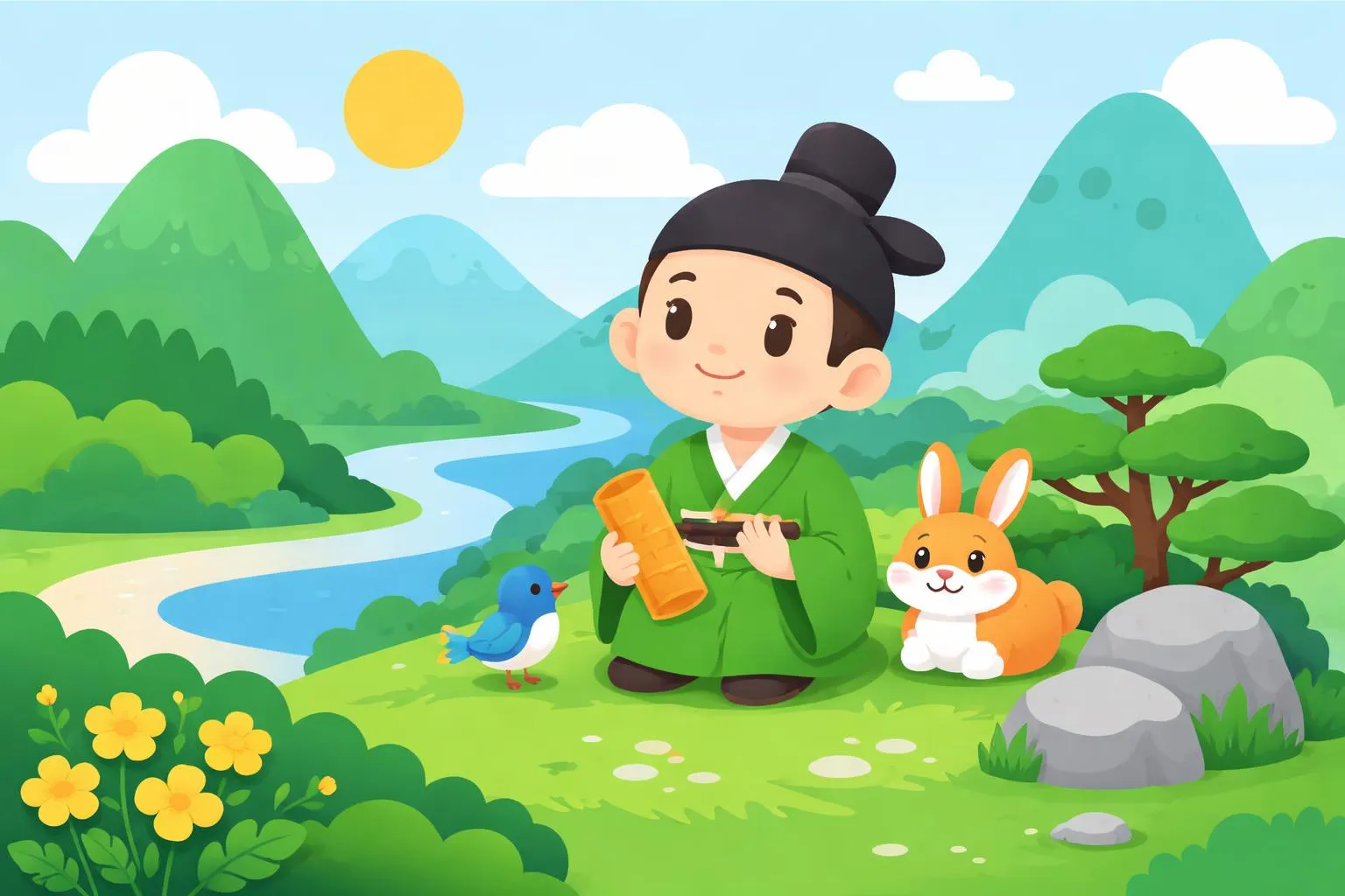 野望 - 王绩 - Giggle Chinese Poetry - Giggle Academy 儿童歌曲